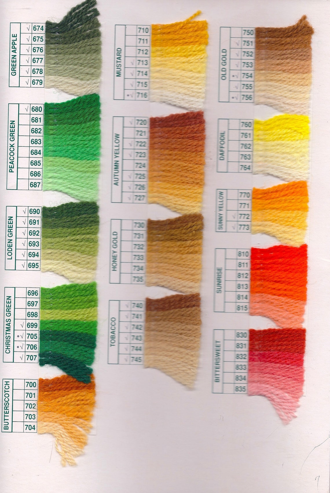 Paternayan Persian Wool Yarn Skein(8yds Each)-your Choice of Colors- 61 ...