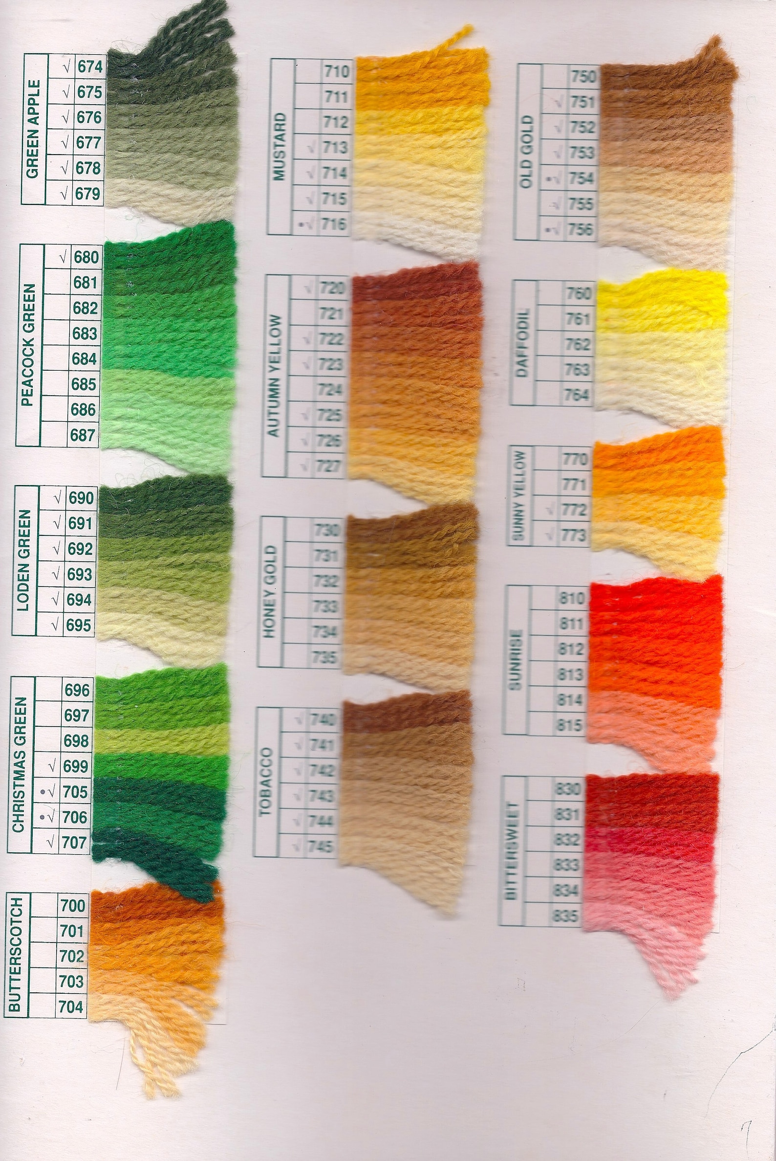 Paternayan Persian Wool Yarn Skein(8yds Each)-your Choice of Colors- 61 ...