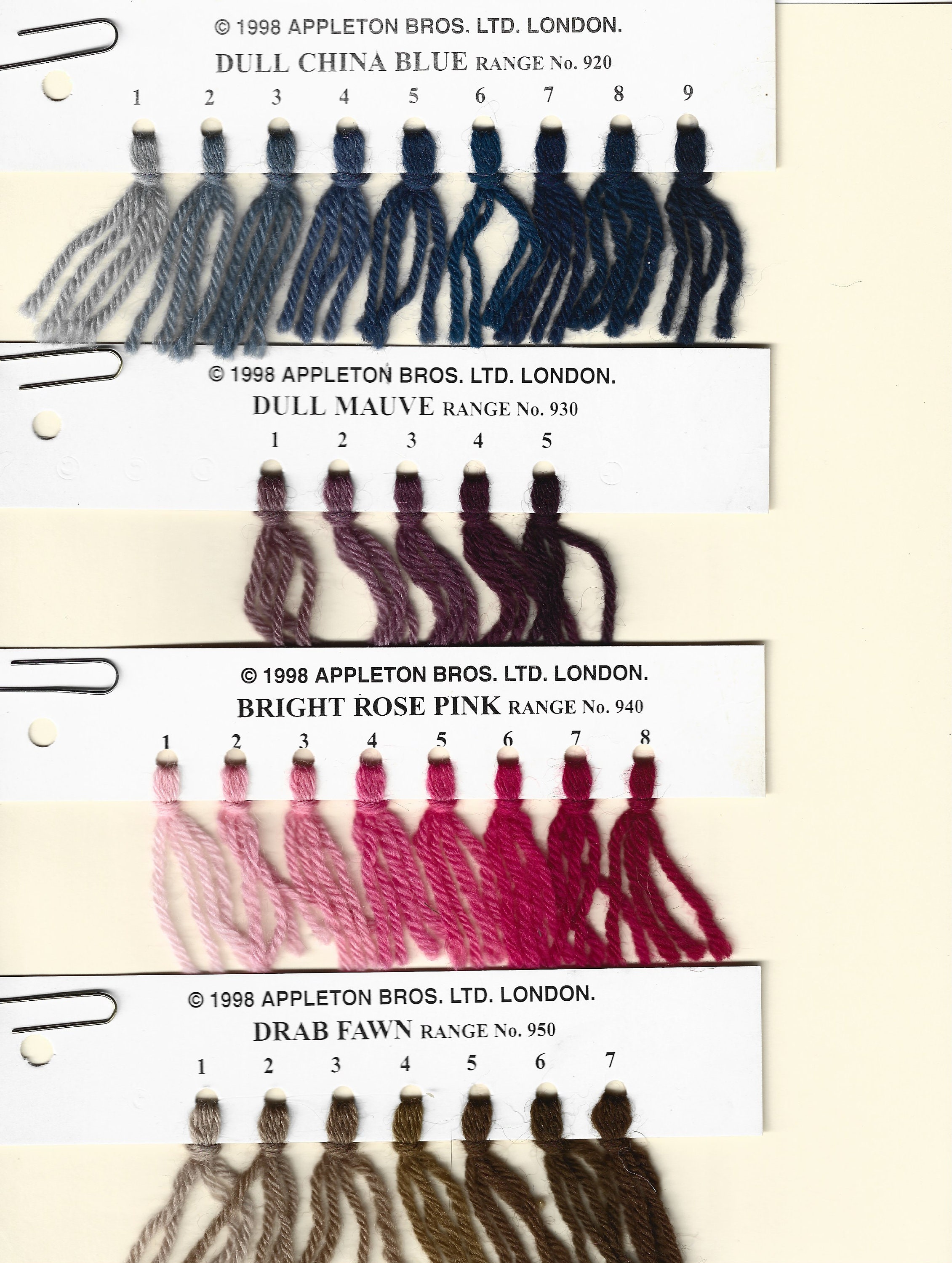 Appleton Crewel Wool Yarn Hank 180 yardsSelect colors | Etsy