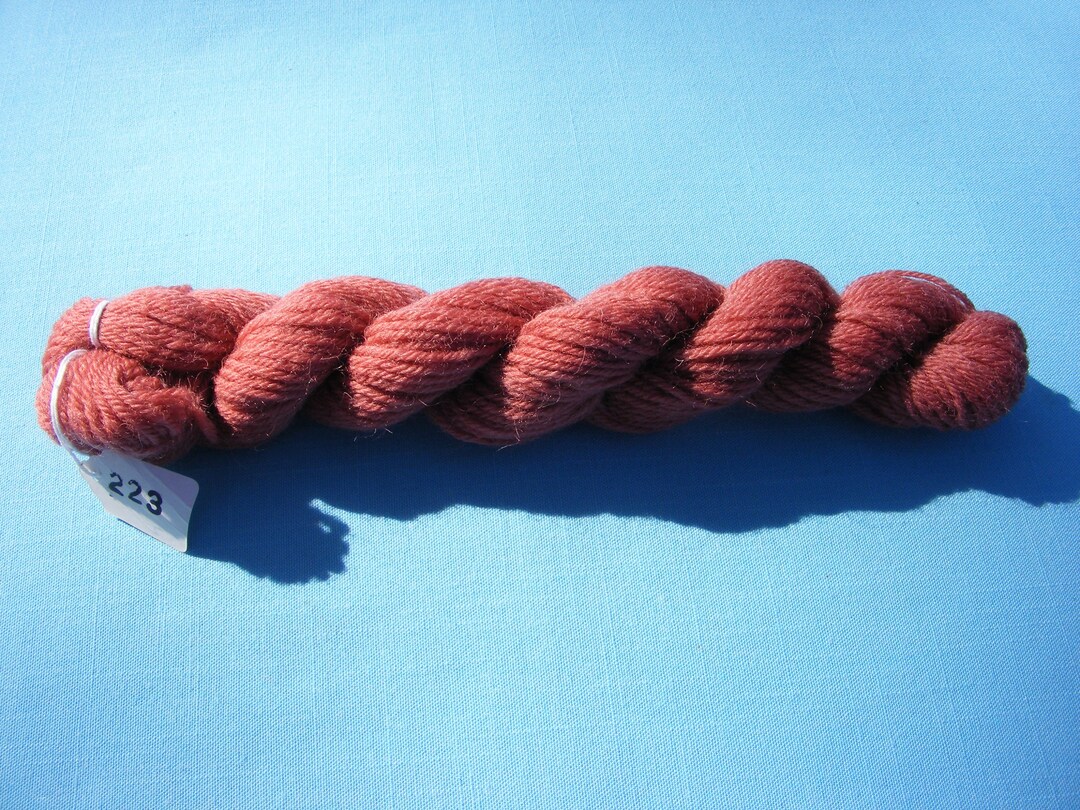 Appleton Tapestry Wool Yarn Bright Terra Cotta 223 60 yard each1 hank ...