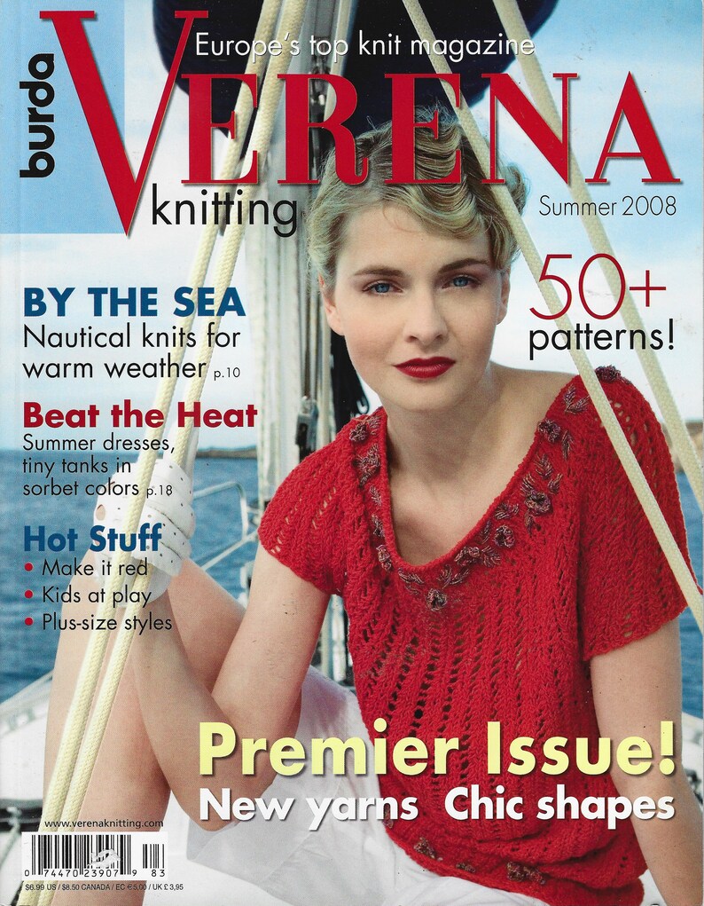 Burda Knitting Magazine - Verena - Sweater, Cardigan Patterns - Select ...