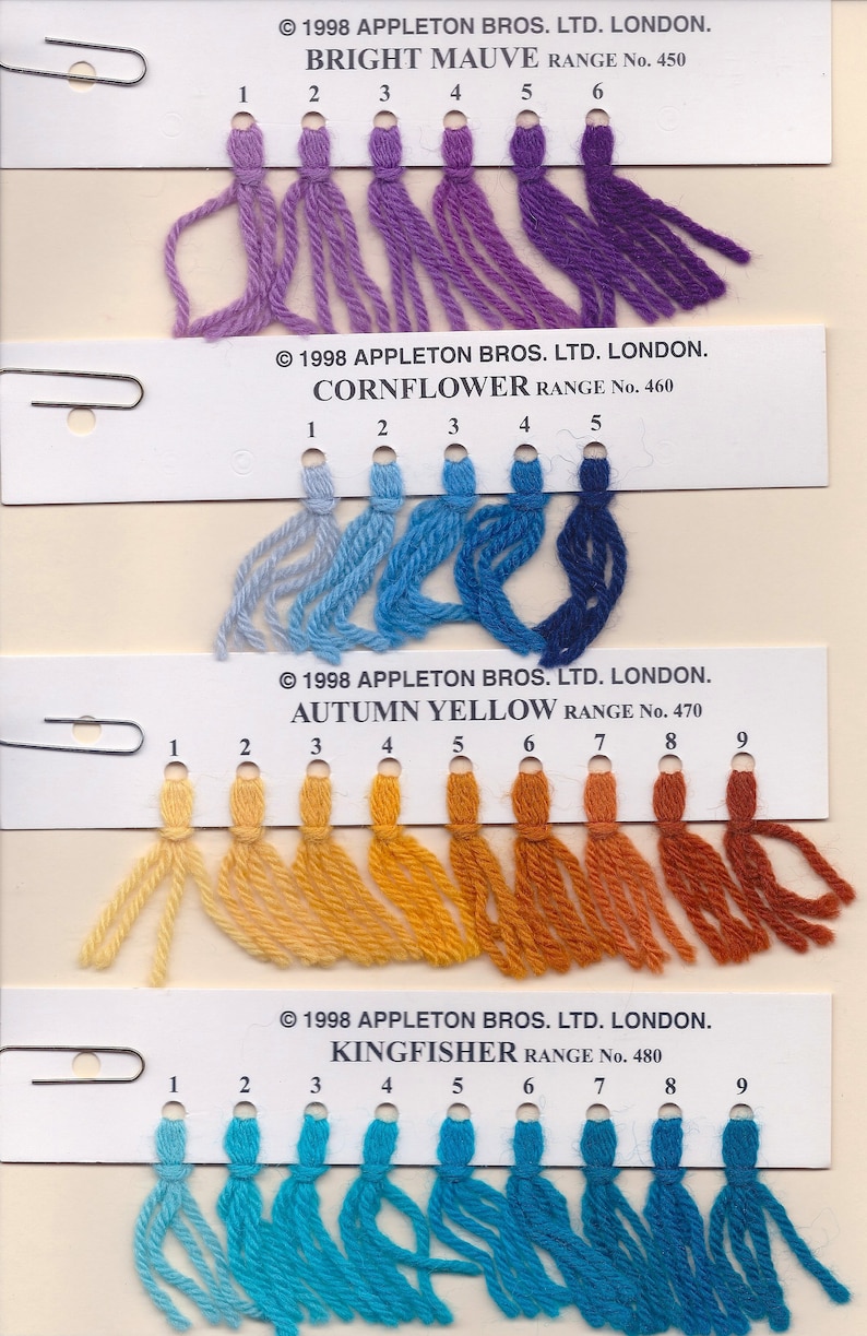 Appleton Tapestry Wool Yarn Hank 60 yardsSelect colors | Etsy