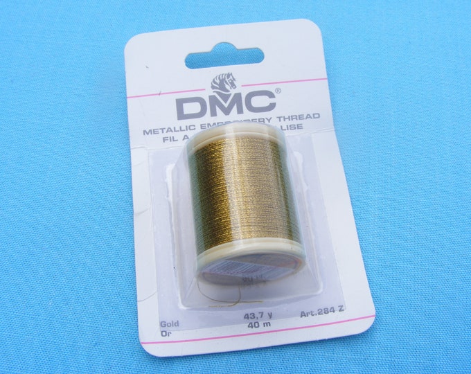 DMC Metallic Embroidery Thread 43.7yd gold or Silver - Etsy