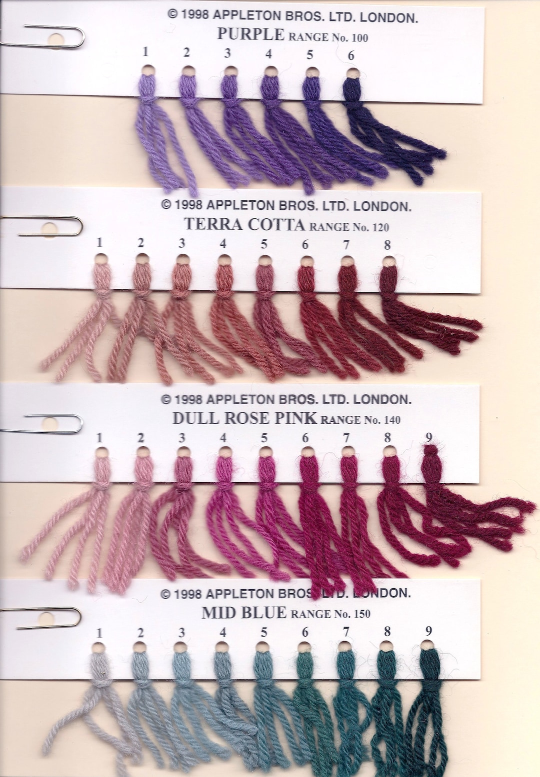 Appleton Crewel Wool Yarn Skein - (30 Yards) (select Colors Available ...