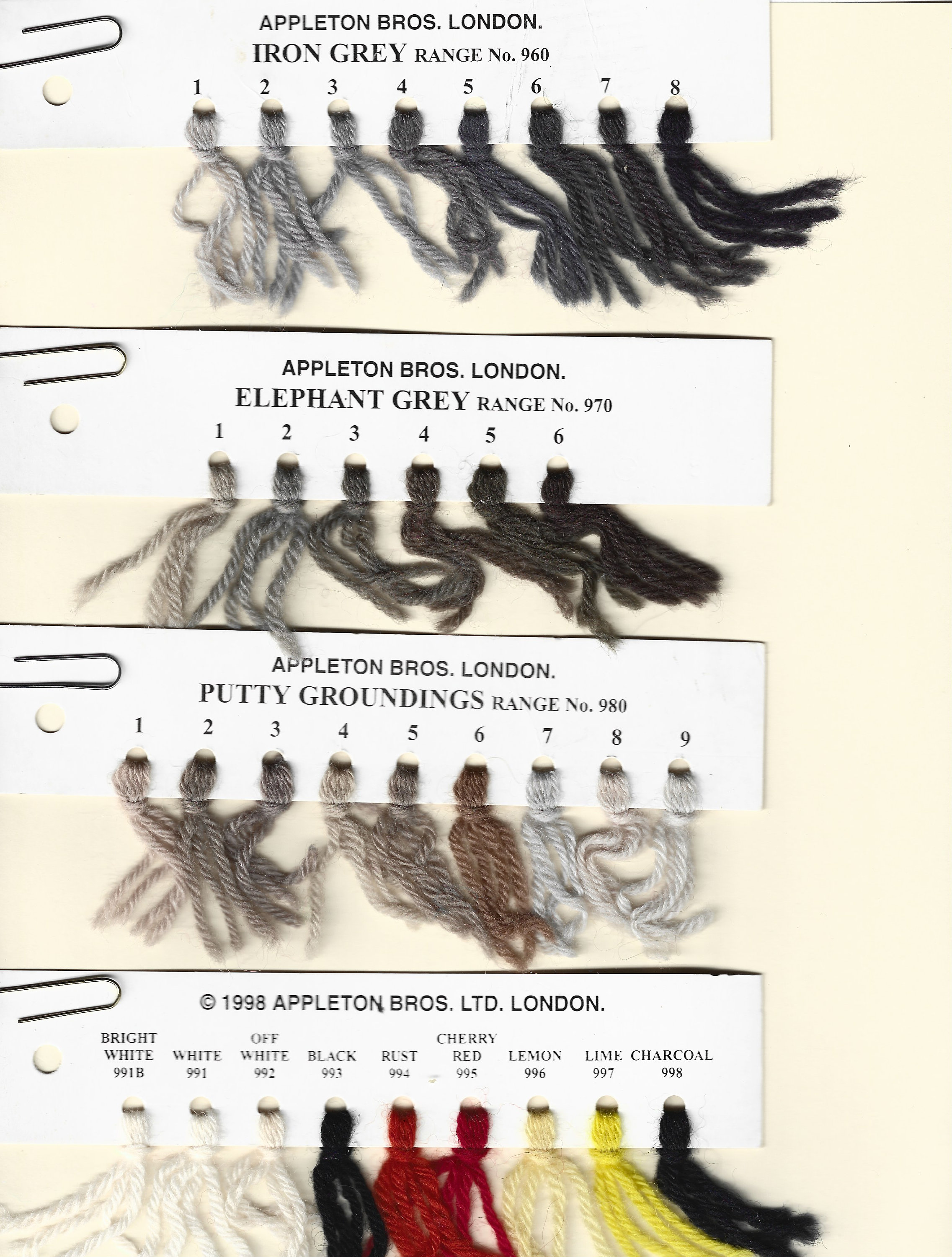 Appleton Crewel Wool Yarn Hank 180 Yardsselect Colors - Etsy