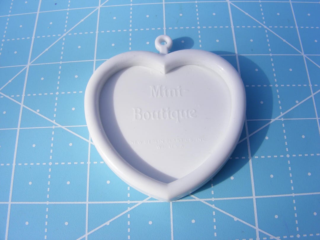 Needlework Frames Very Mini 1.75" White Heart for Cross Stitch ...