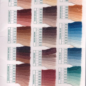 Paternayan Persian Wool Yarn Skein(8yds Each)-your Choice of Colors- 10 ...