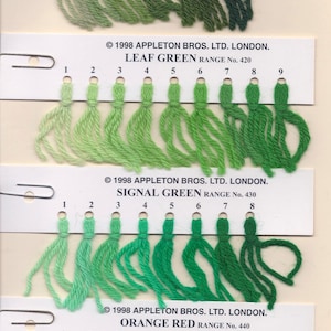 Appleton Tapestry Wool Yarn Hank 60 Yardsselect Colors Available 121 ...