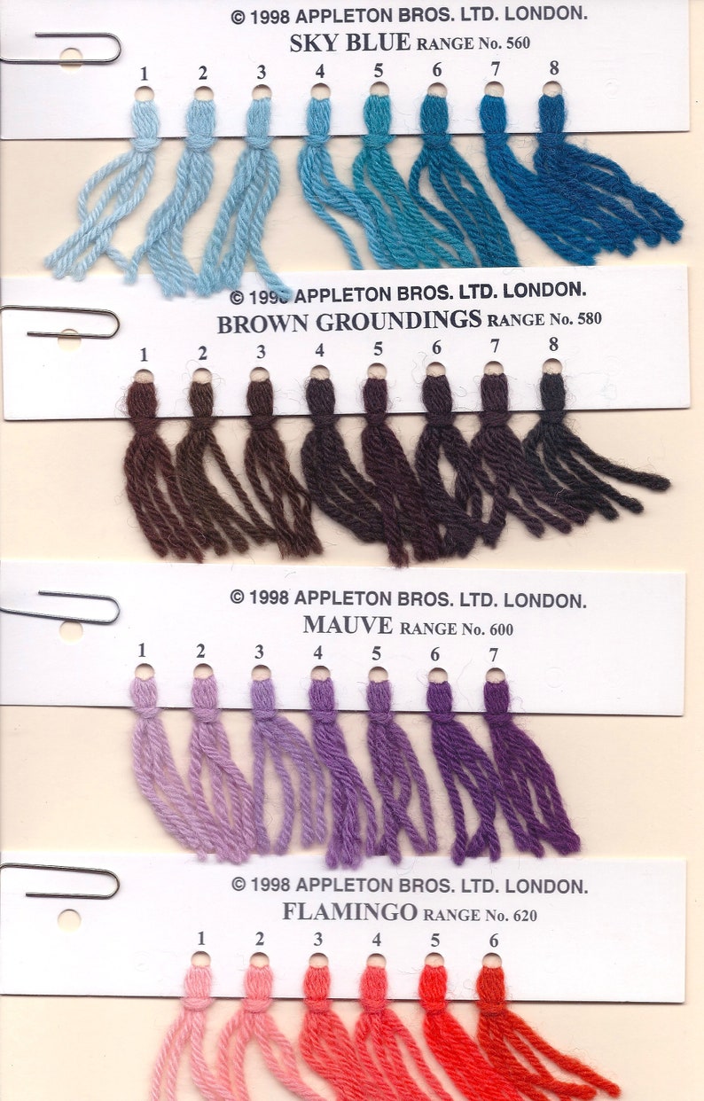 Appleton Tapestry Wool Yarn Hank 60 yardsSelect colors | Etsy