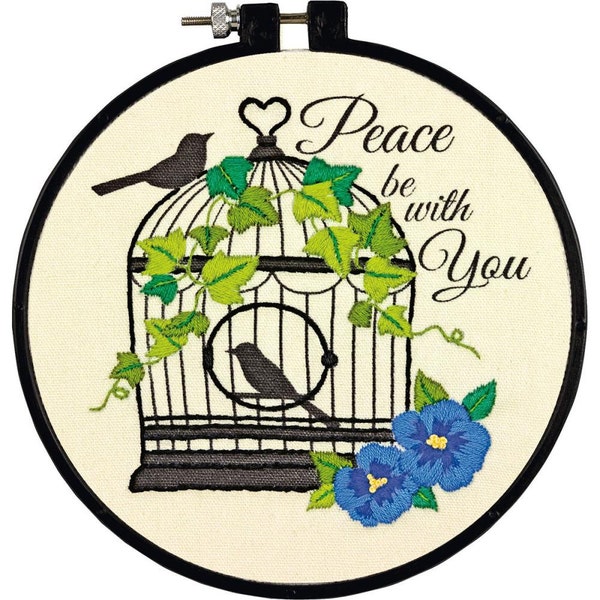 Birdcage Embroidery - Etsy