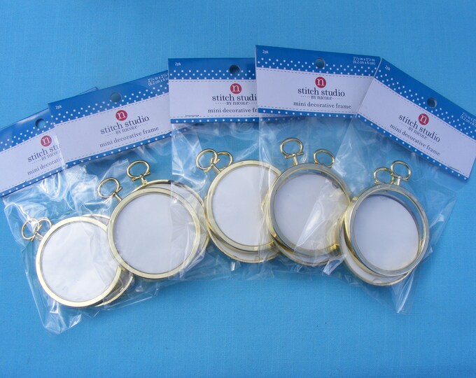 Needlework Frames Mini Gold 2.25" (set of 10) - Etsy