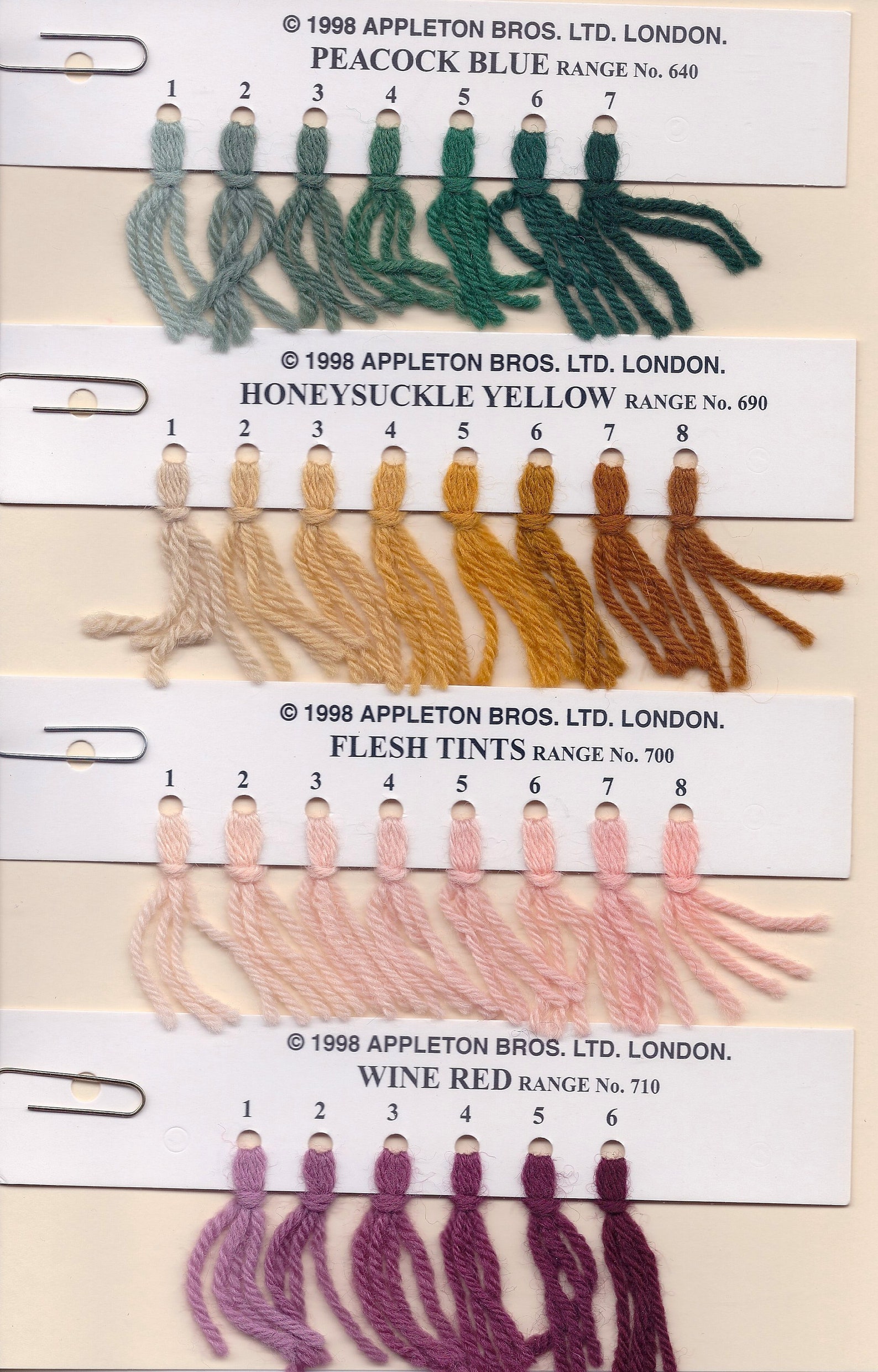 Appleton Tapestry Wool Yarn Hank 60 yardsSelect colors | Etsy