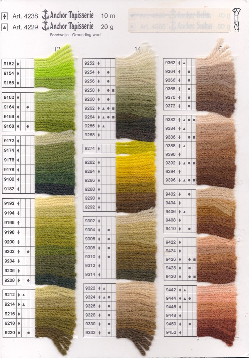 Anchor Tapestry Wool Yarn Skein11 Yards Each your Choice of - Etsy