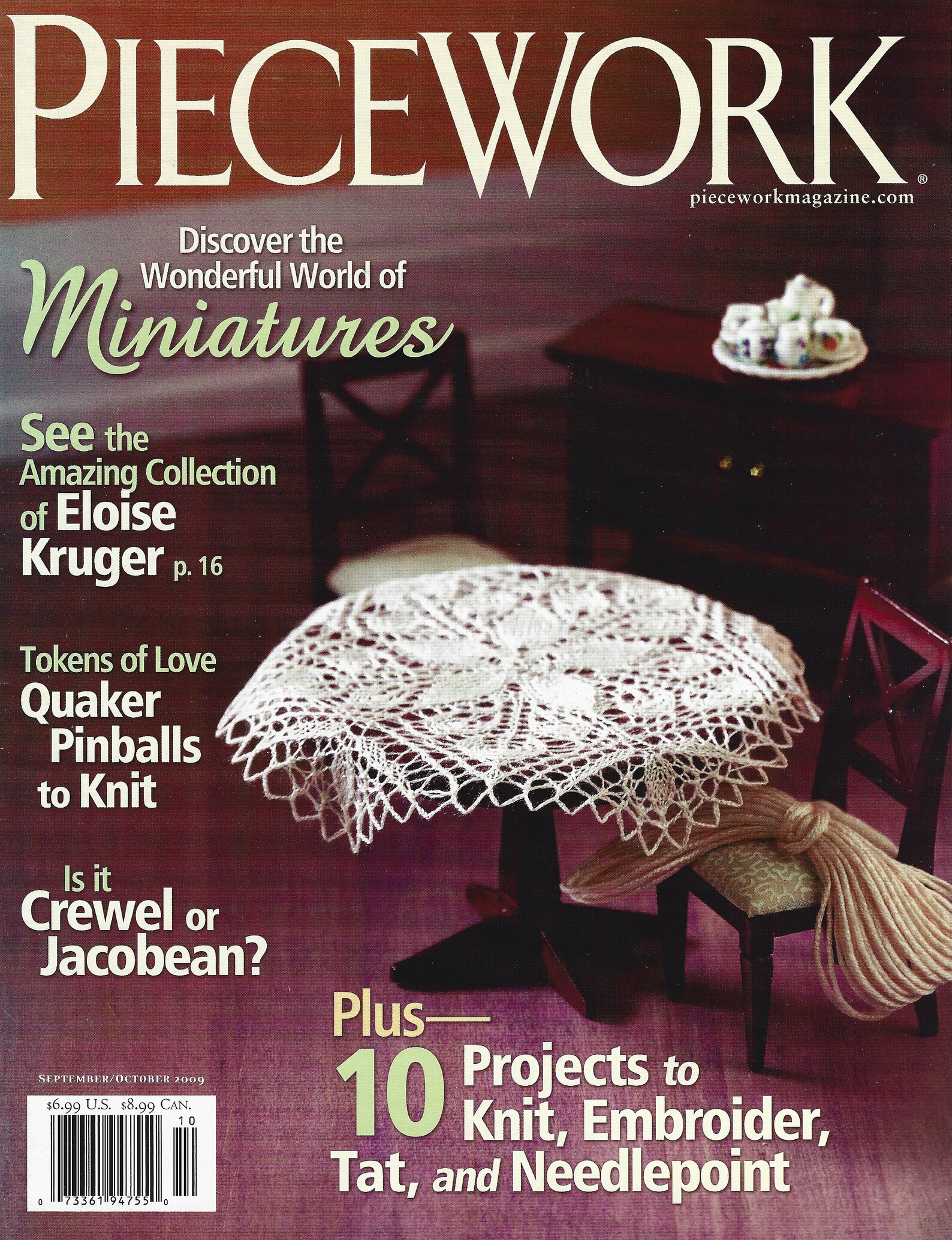 Piecework Magazine Needlework knitting crochet embroidery | Etsy