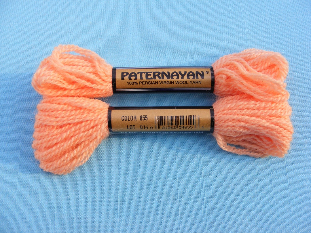 Paternayan Persian Wool Yarn -855 Lt Spice Orange -8yd Each(2 Skeins ...