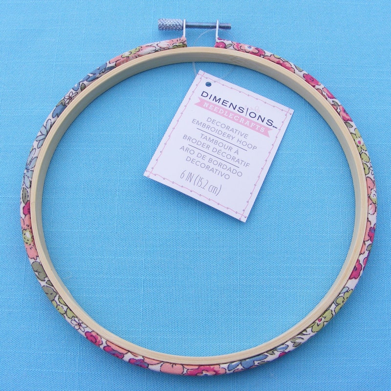 Embroidery Fabric in Hoop - Etsy