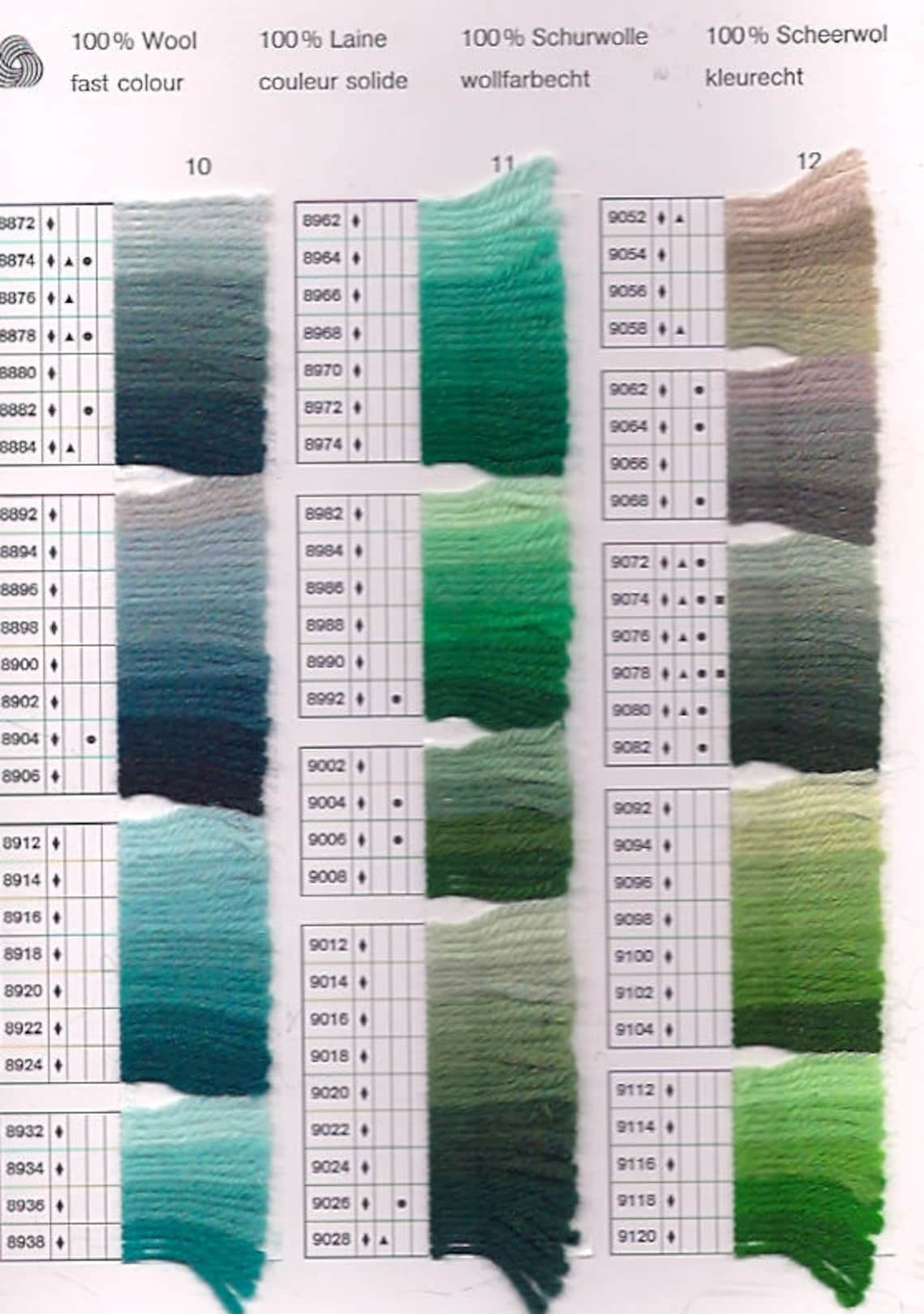 Anchor Tapestry Wool Yarn Skein(11 Yards Each) -your Choice of Colors ...