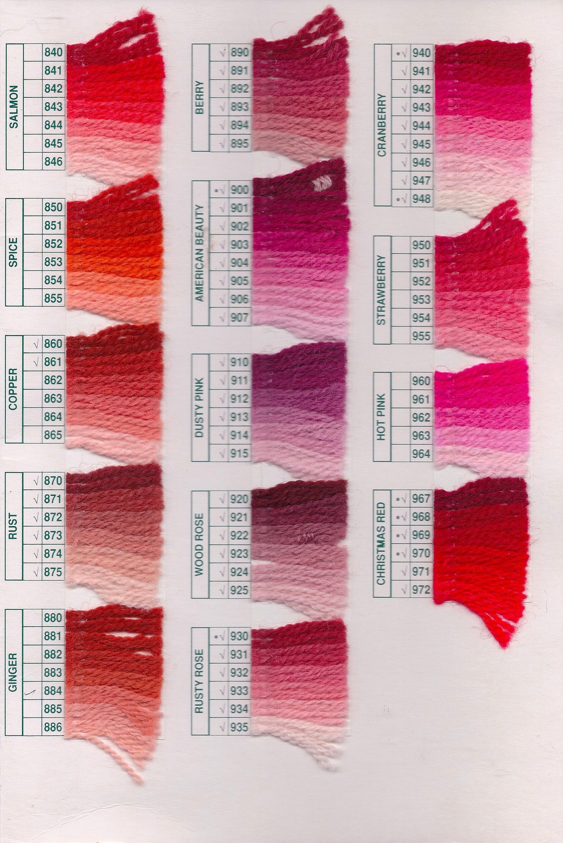 Paternayan Persian Wool Yarn Skein(8yds Each)-your Choice of Colors- 61 ...