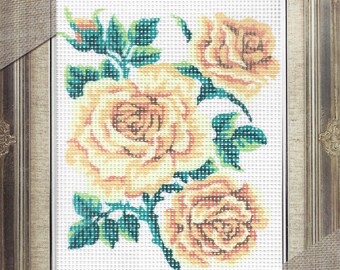 Needlepoint Roses - Etsy