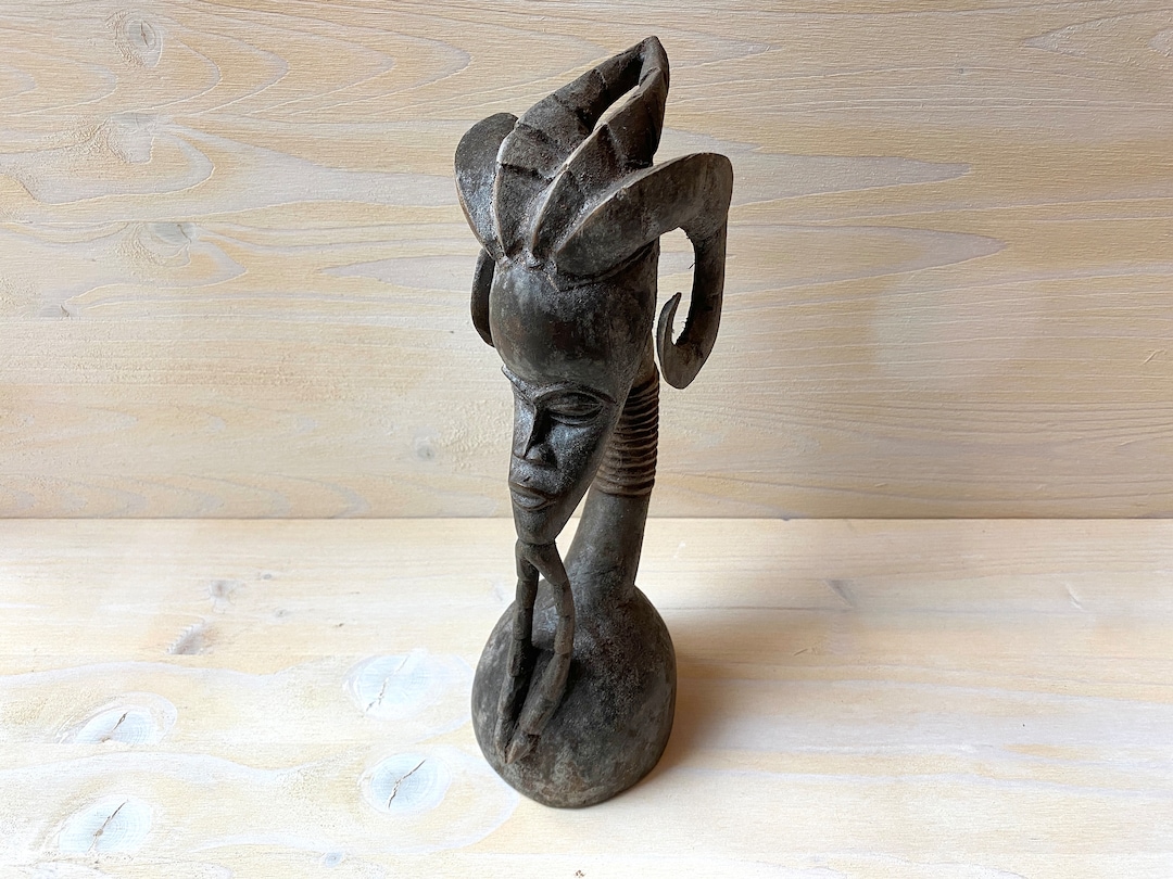 B5118 - Hand Carved Vintage African Demigod Figurine - Statue - Etsy