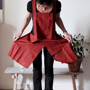 Sewing Pattern Split-leg Potters Apron: Instant PDF Download Guide - Etsy