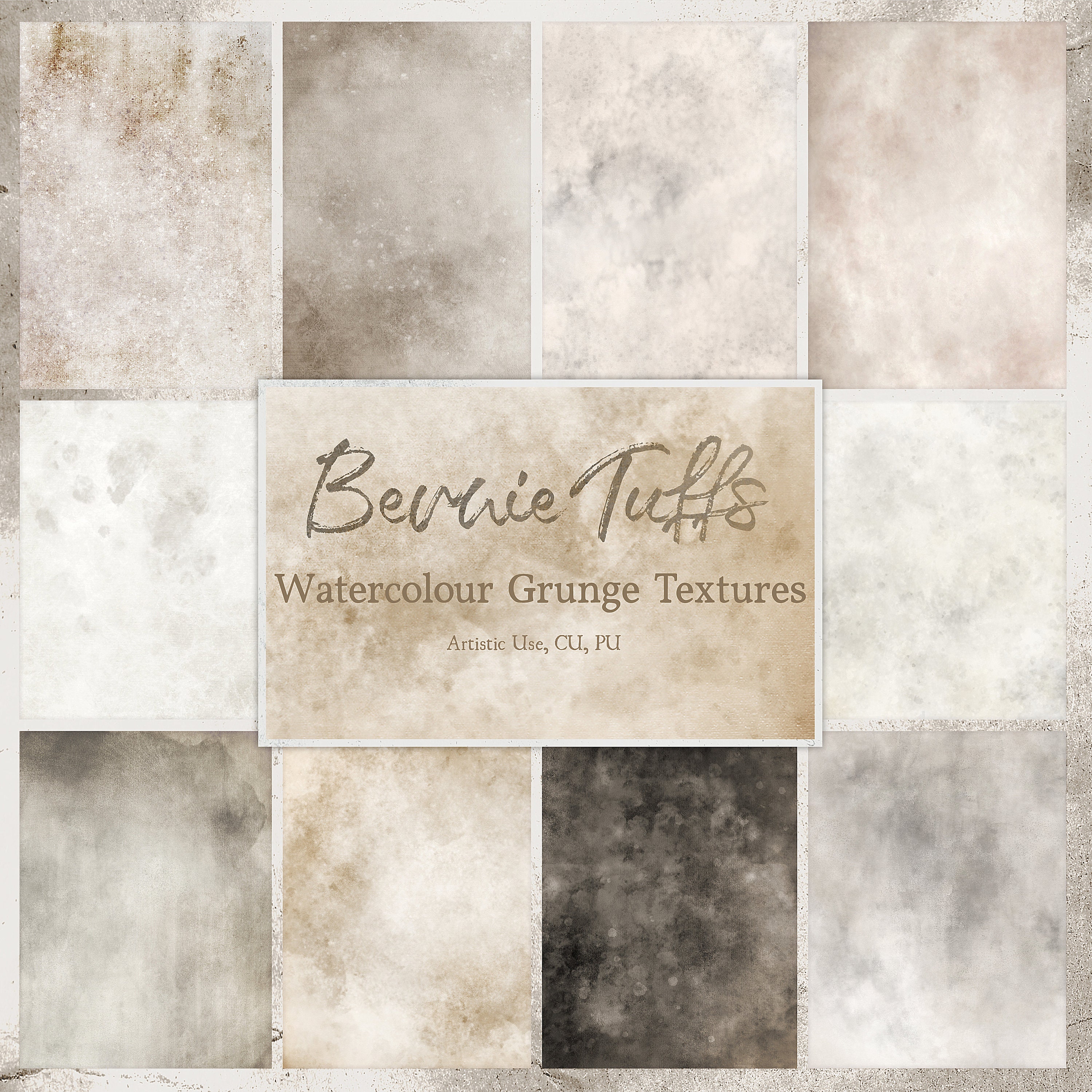 Bernie Tuffs Watercolour Grunge Textures, Overlays, Photoshop ...