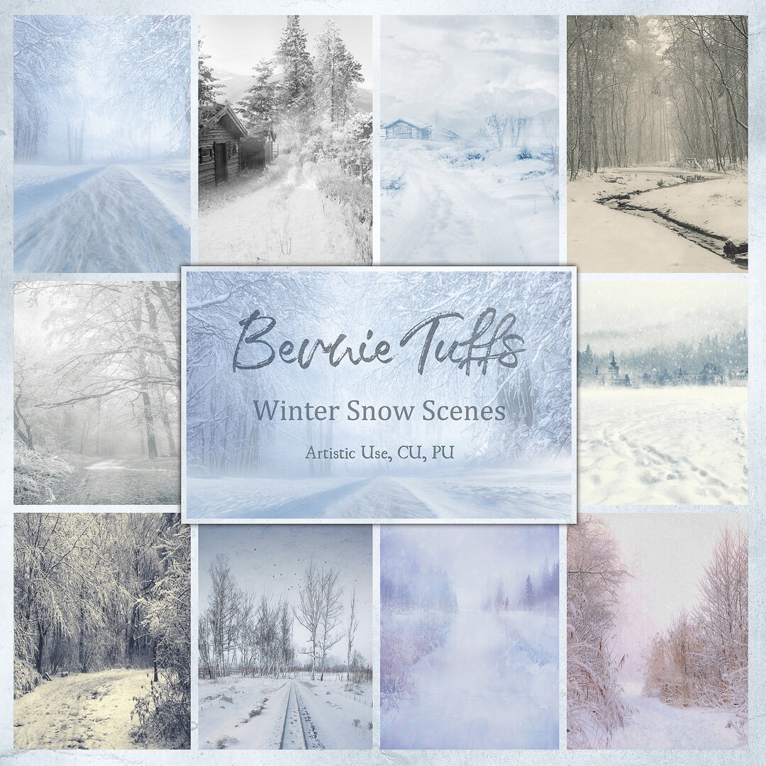 Bernie Tuffs - Winter Snow Scenes, Textured Papers, Photo Art ...