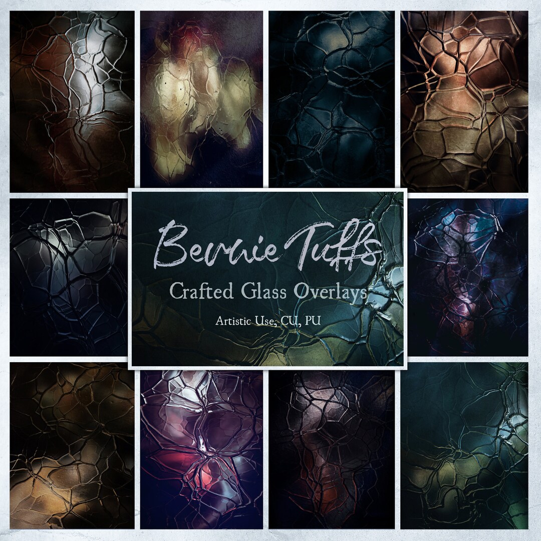 Bernie Tuffs - Crafted Glass Overlays, Digital, Printable, Photoshop ...