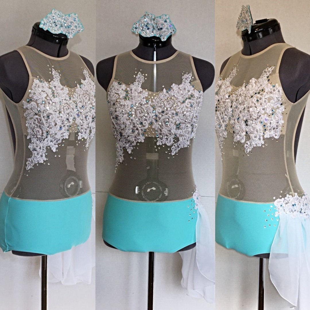 Custom Made to Order Dance Costume in Adult Sizes, Lyrical Dance ...