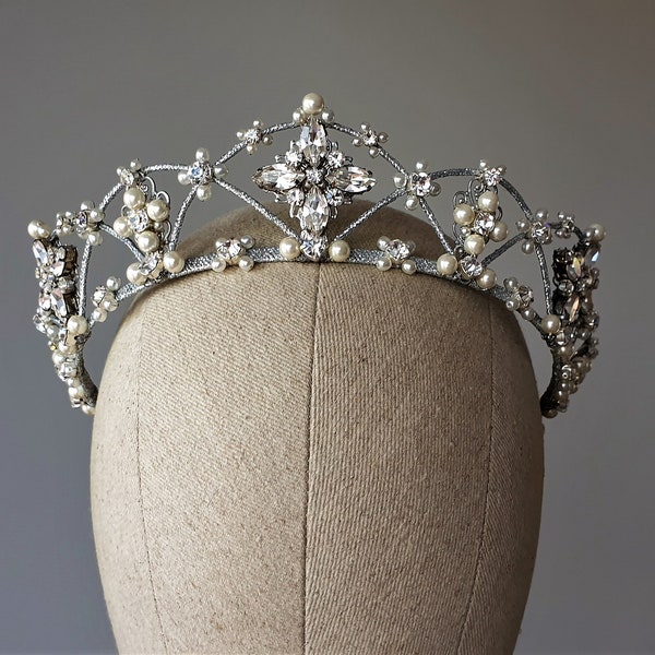 Pearl Crown - Etsy