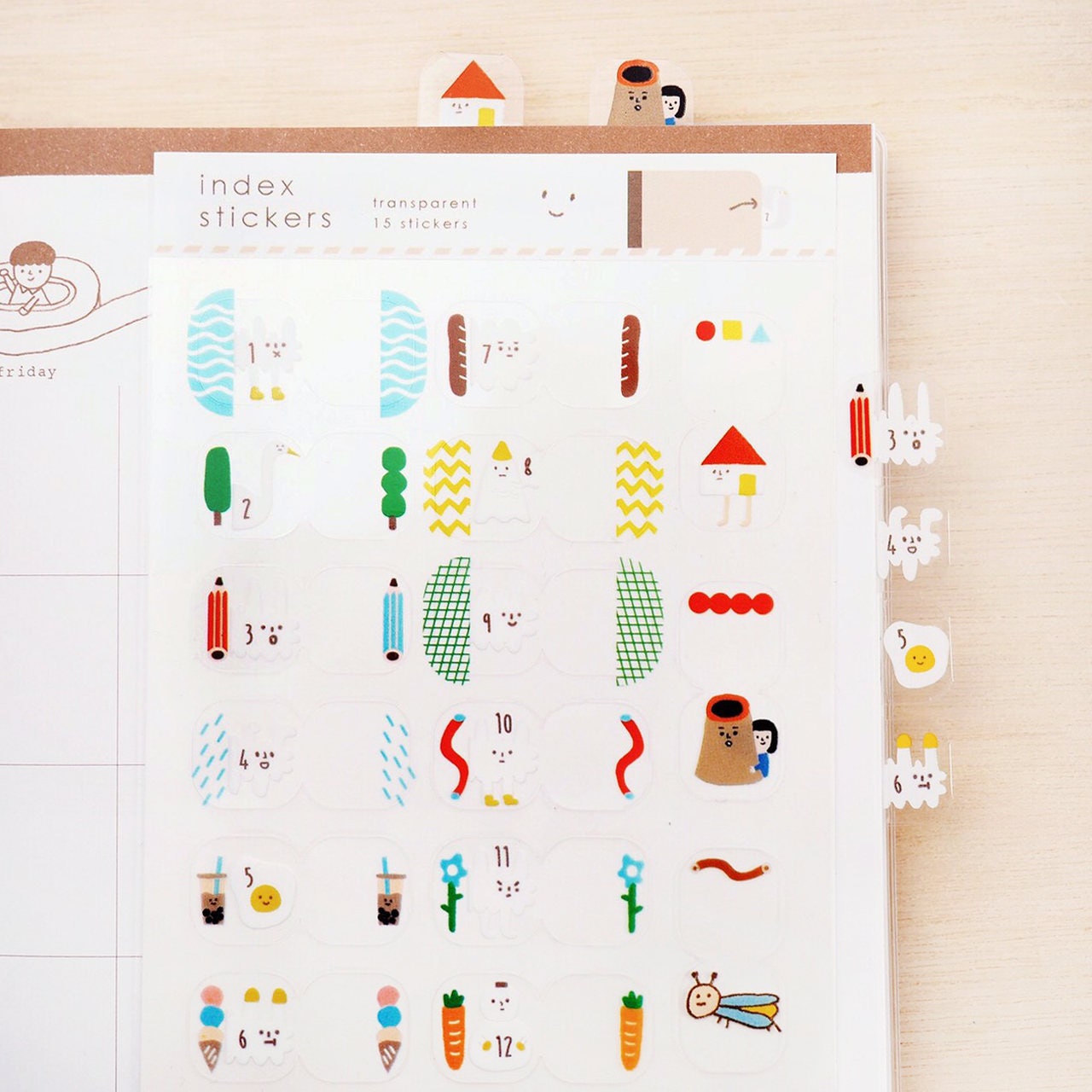 Dog Cloud Transparent Index Stickers - Etsy