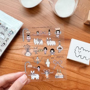 Ribbon - Die Cut Tiny Stickers - Etsy