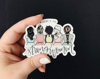Here to Strong Women Sticker - Etsy