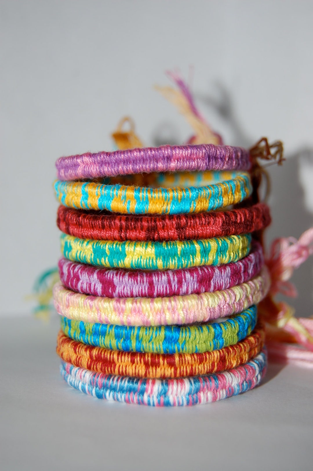 Wrapped Friendship Bracelets - Etsy