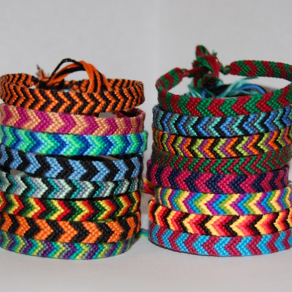 Chevron Beaded Bracelet - Etsy