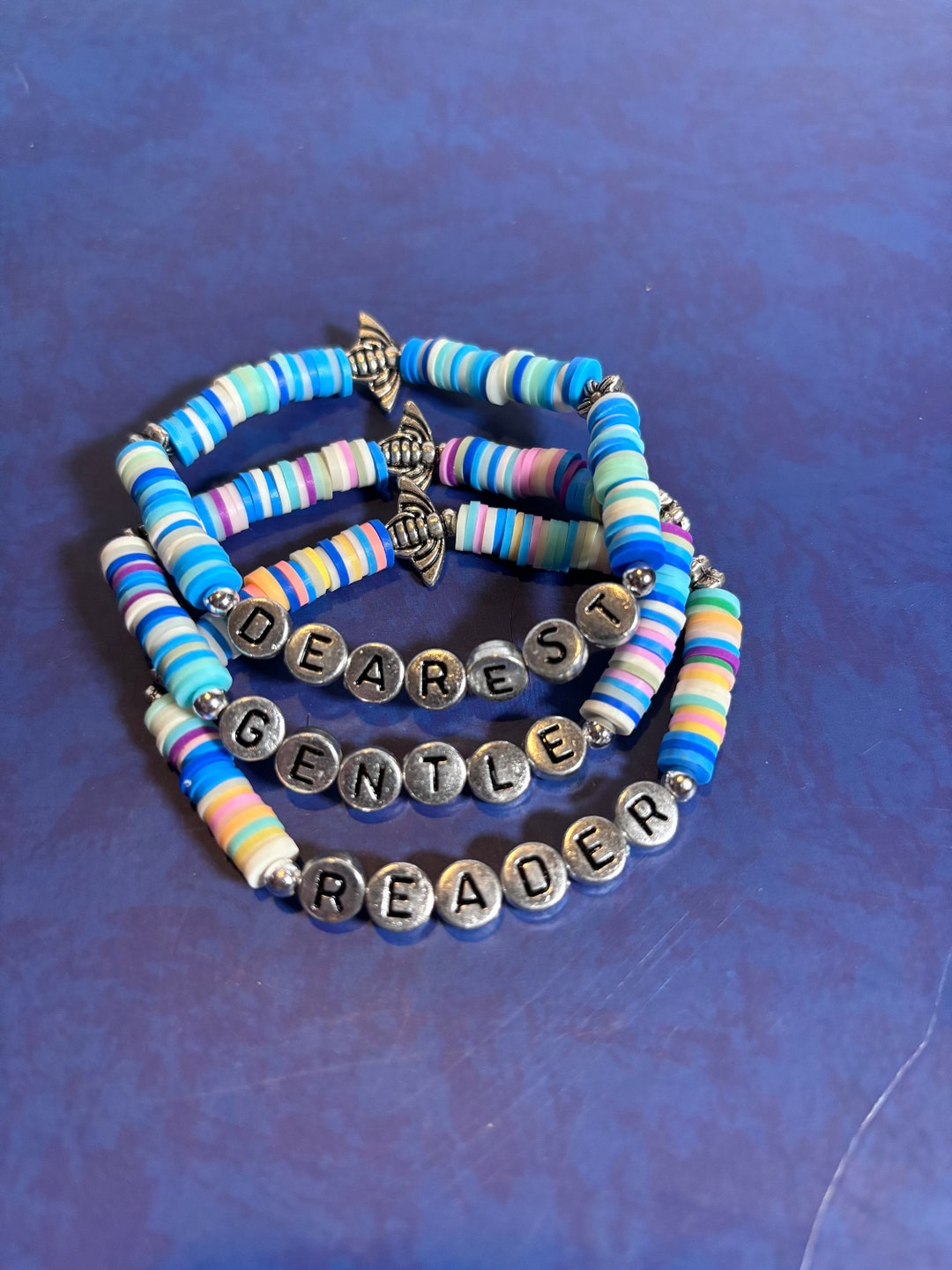 Dearest Gentle Reader Stacked Bracelets - Etsy