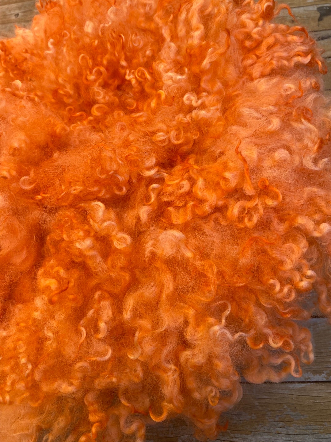 Orange Split Donut Curly Layer - Etsy