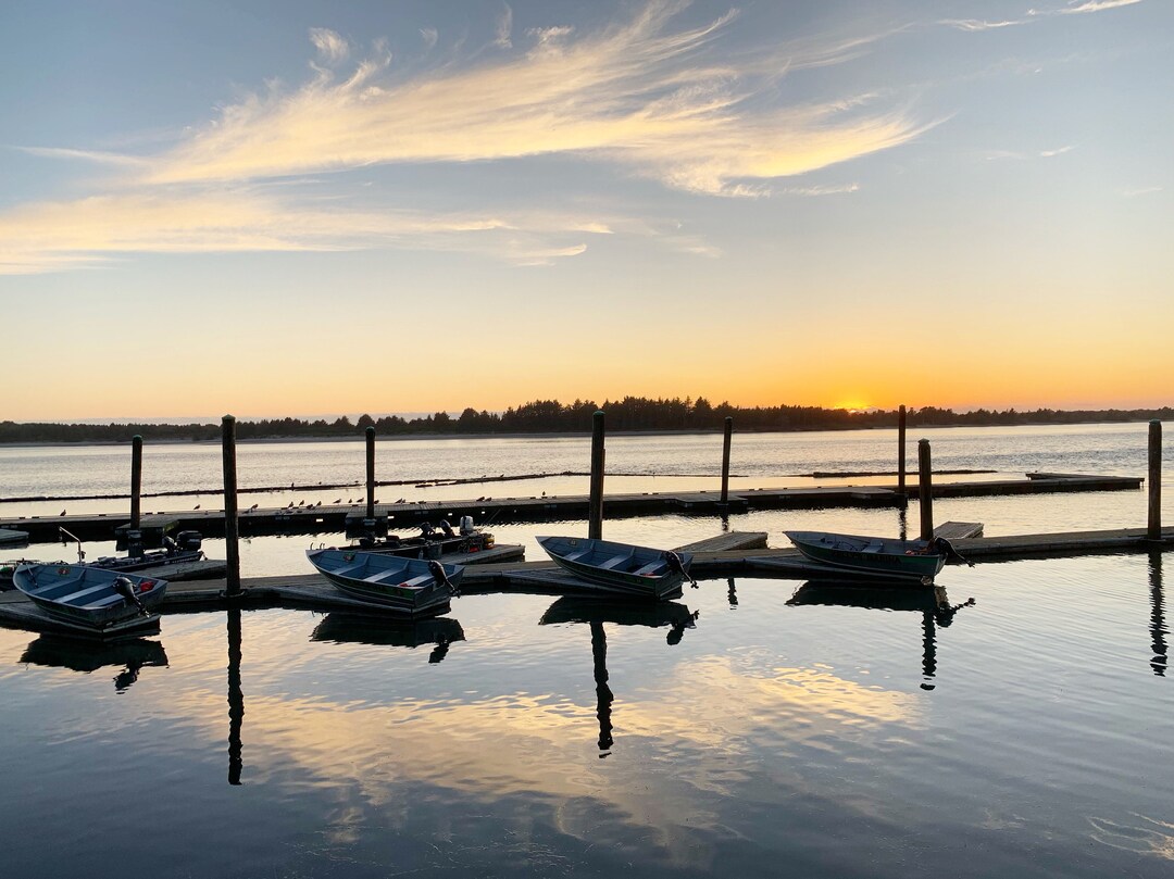 Oregon - Boats Sunset | 8x10 Photo Print - Etsy