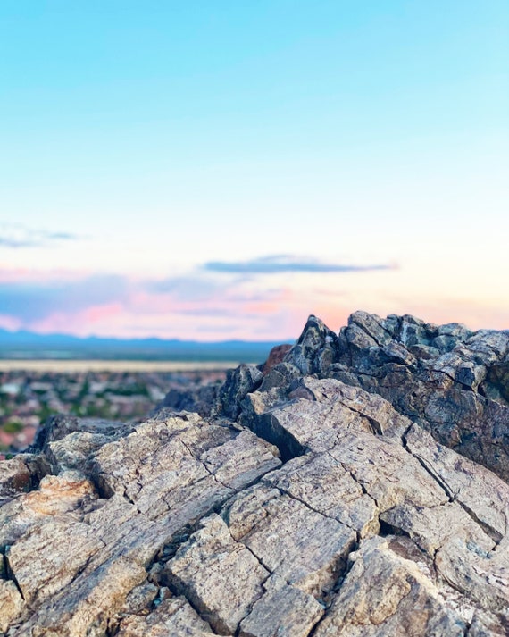 Arizona Ahwatukee Sunset Hike 8x10 Photo Print - Etsy