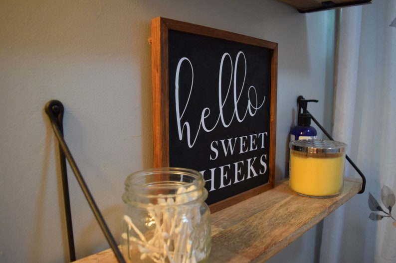 Farmhouse Bathroom Sign - Etsy