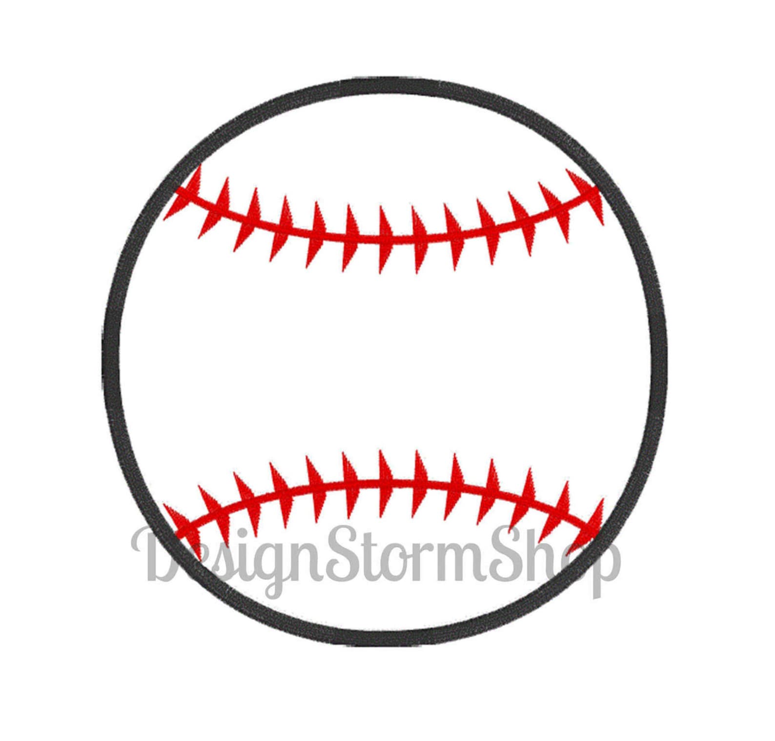 Baseball Applique Design/sports Machine Embroidery - Etsy
