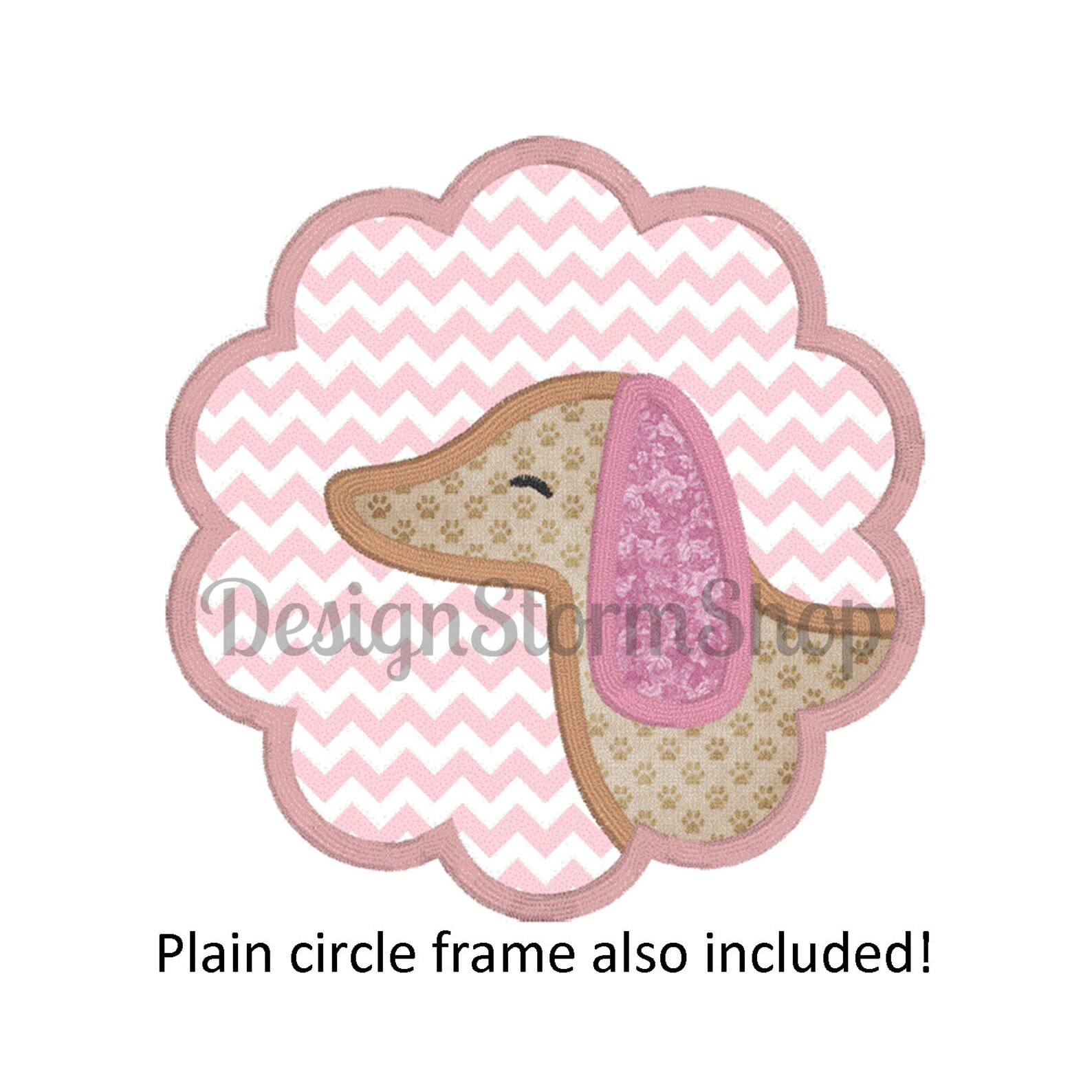 Dog Applique Design/Dachshund Machine Embroidery | Etsy