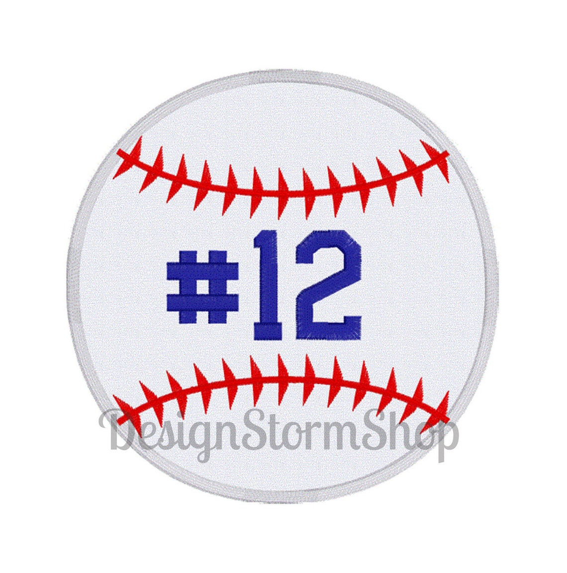 Baseball Applique Design/sports Machine Embroidery - Etsy