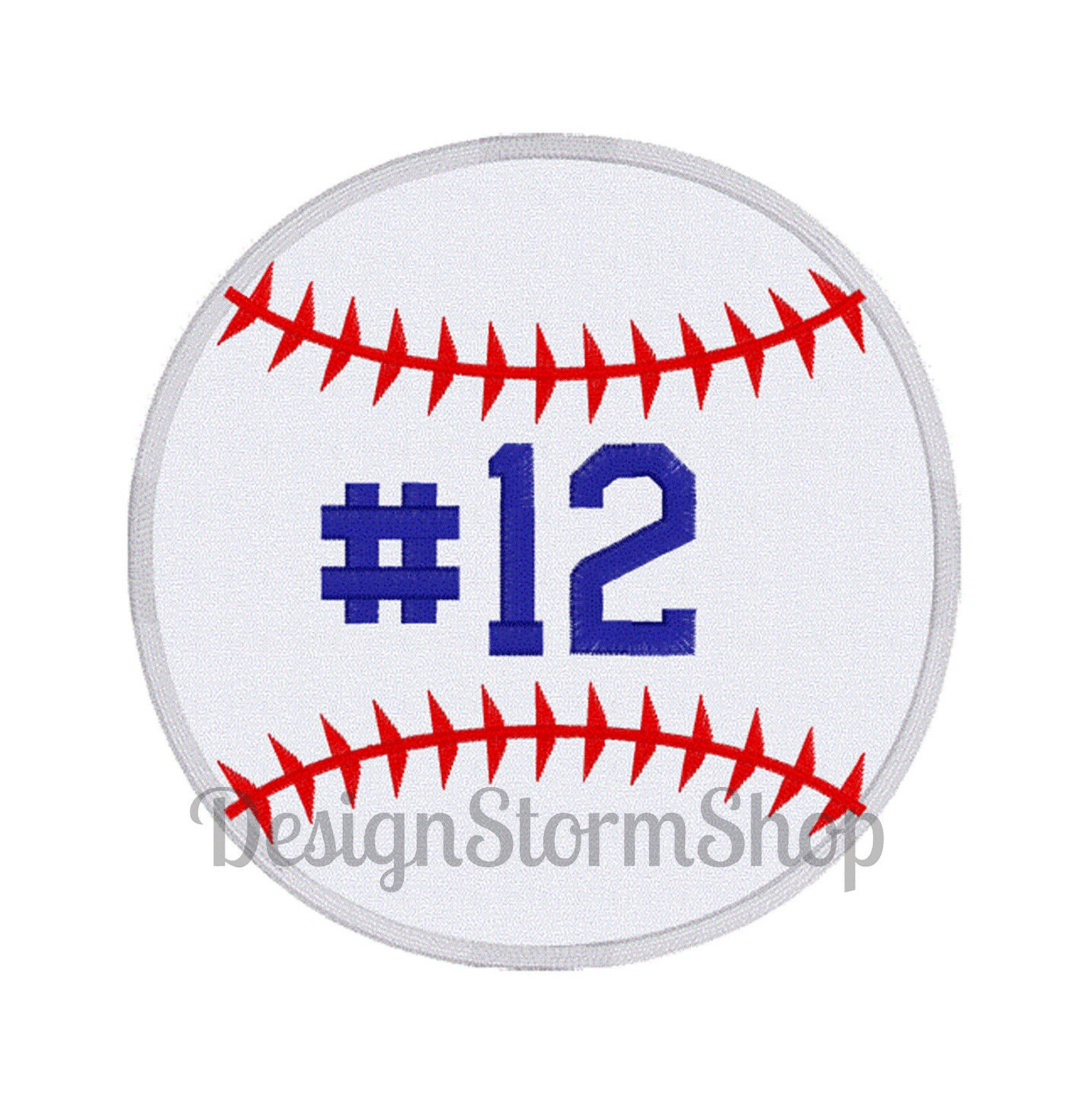 Baseball Applique Design/sports Machine Embroidery - Etsy