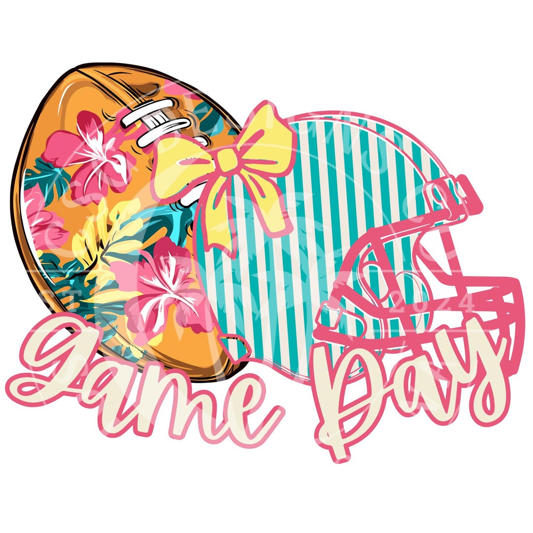 Preppy Boho Game Day- Pink Out Football Trendy Seersucker Coquette ...