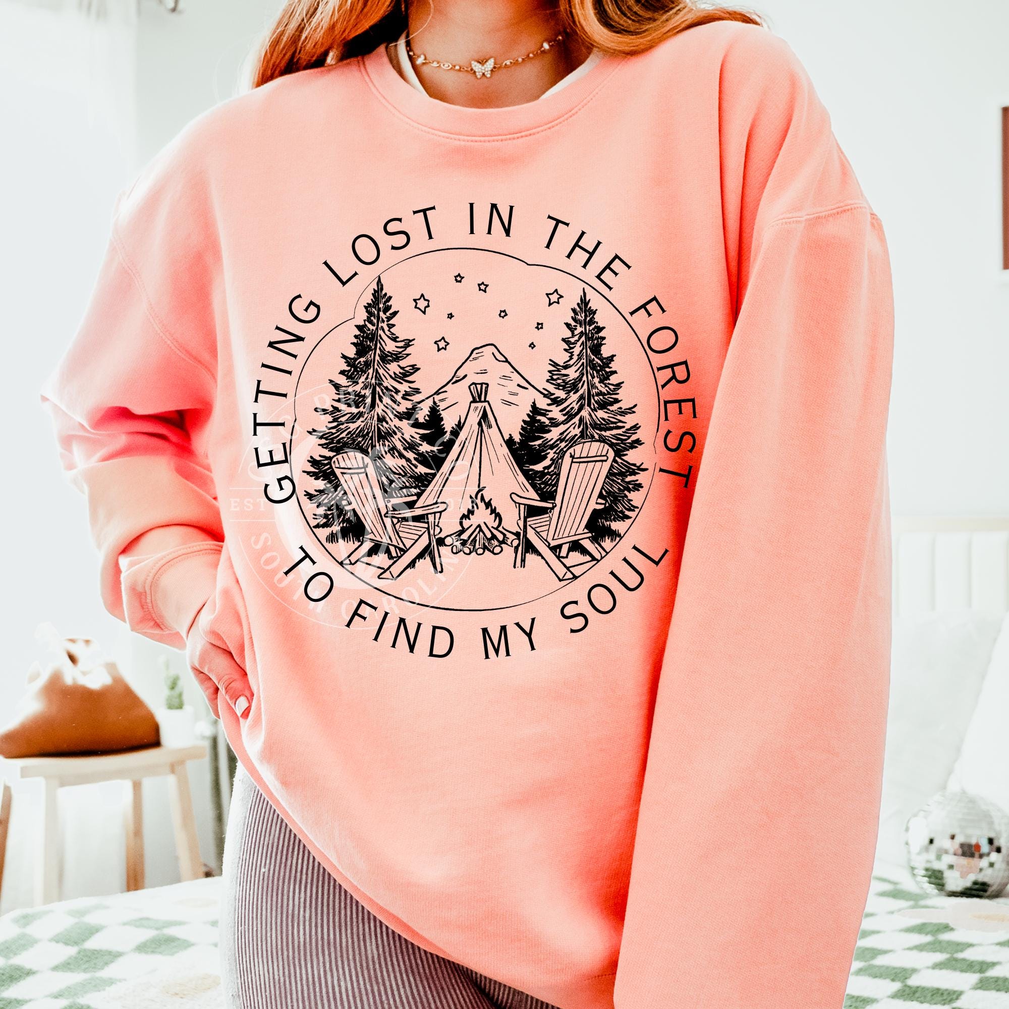Lost in the Forest- Camping Outdoor- Outdoor Girl Preppy Find My Soul ...