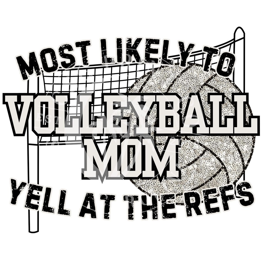 Volleyball Mom- Loud Proud Volleyball Preppy Volleyball Sequin- Yell at ...