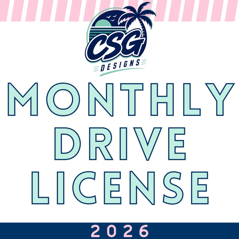 Monthly Drive License - Etsy Canada