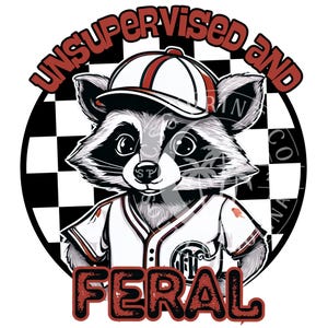 Unsupervised Feral Ballpark Sibling Raccoon Baseball Tball Kid Ball ...