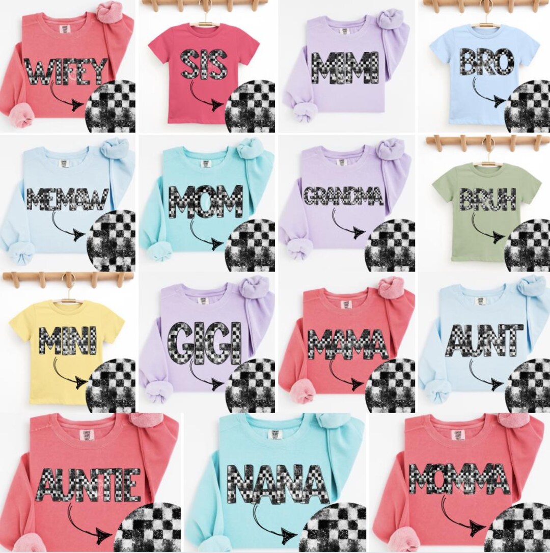 Checkerboard Name Bundle- Racing Name Bundle- Racing Family Bundle ...